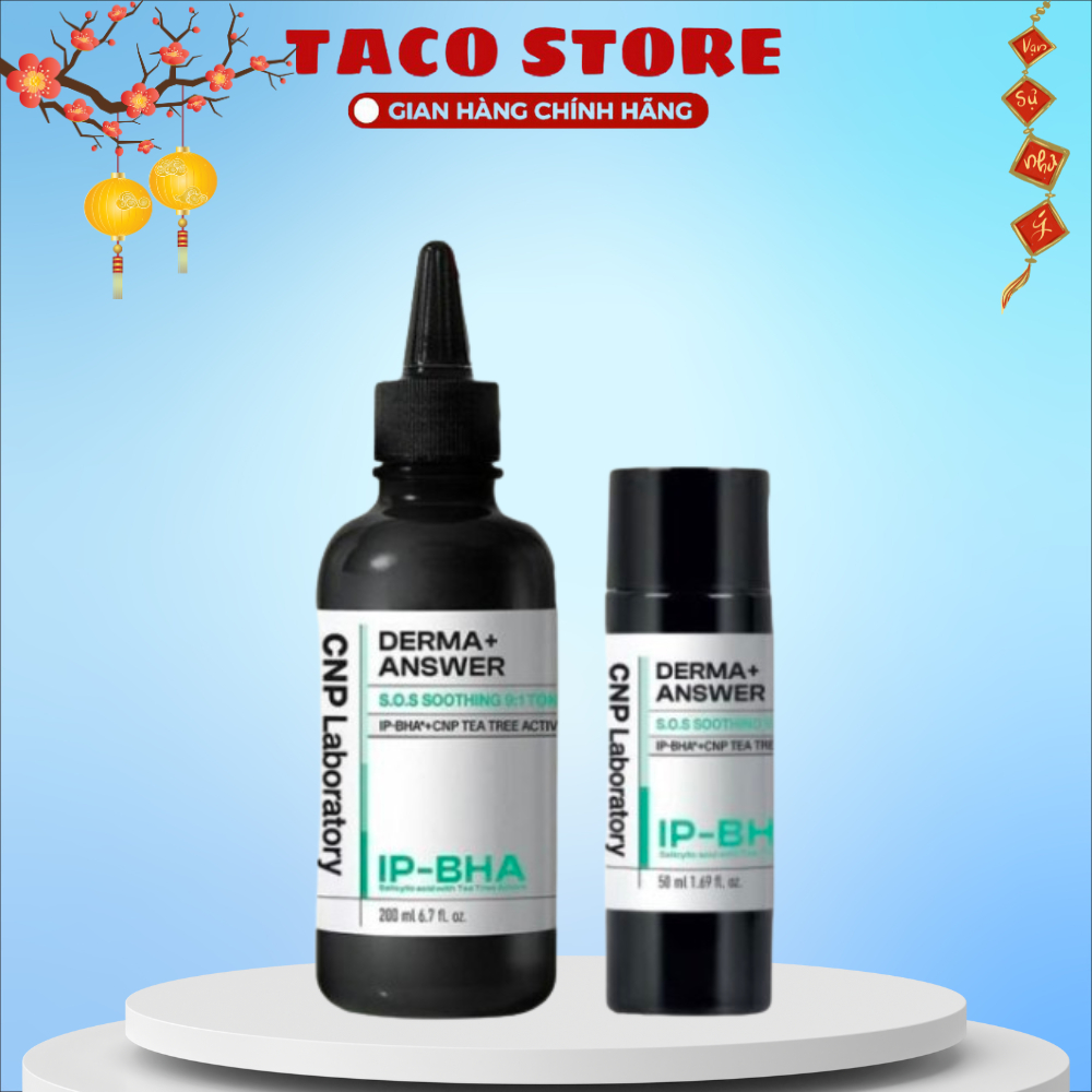 Ip-bha CNP Laboratory Derma+ Answer S.O.S Soothing 9:1 Tonic Ampule ...