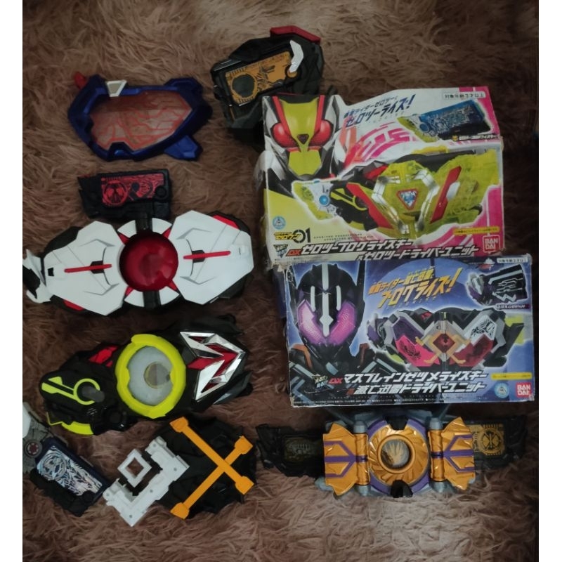Zero One 01 driver + Zero Two 02 Unit and Key DX - Kamen Rider Zero One and Ark Raid Riser ...
