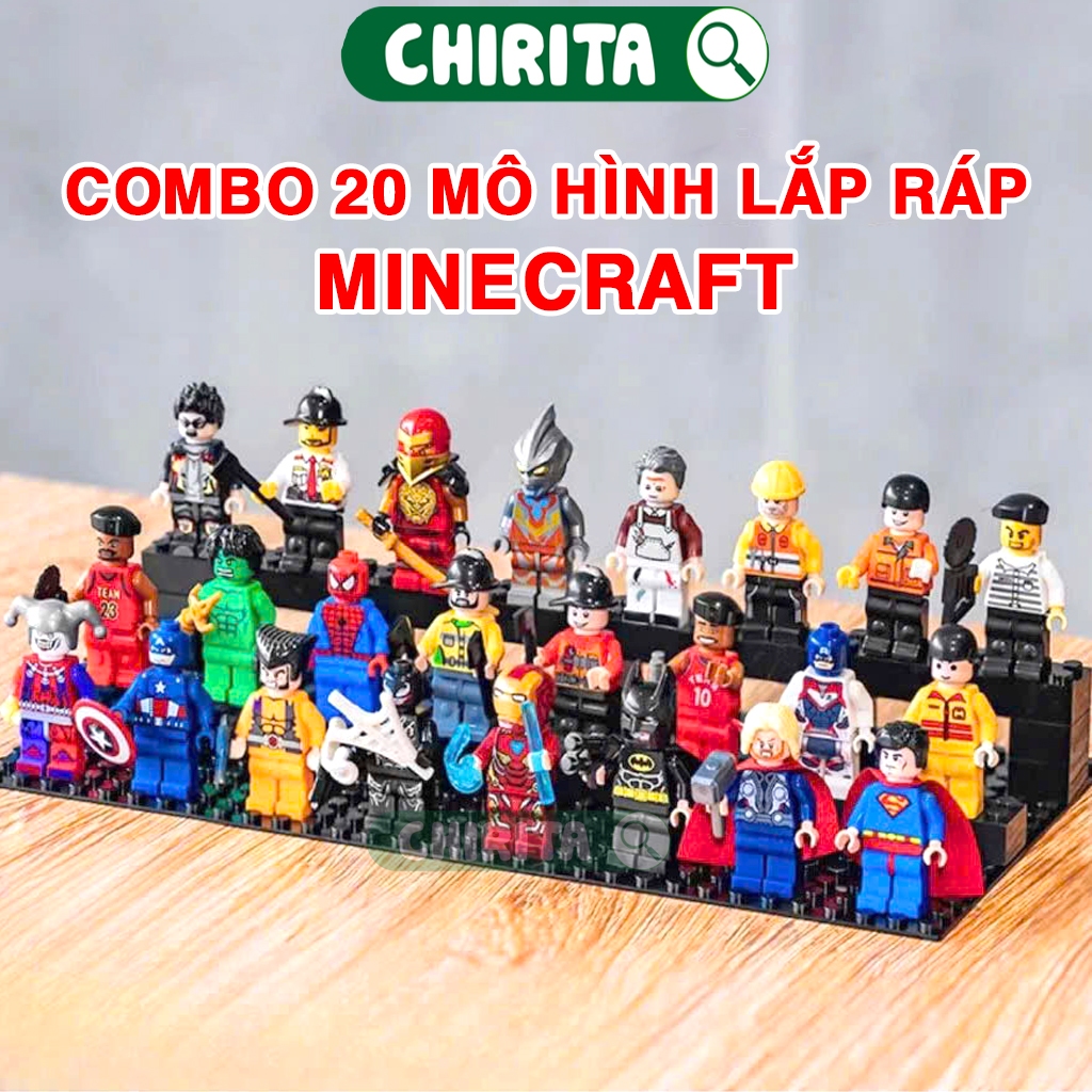 Minecraft Mini Assembly Model Superhero Character - Chirita Collectible ...