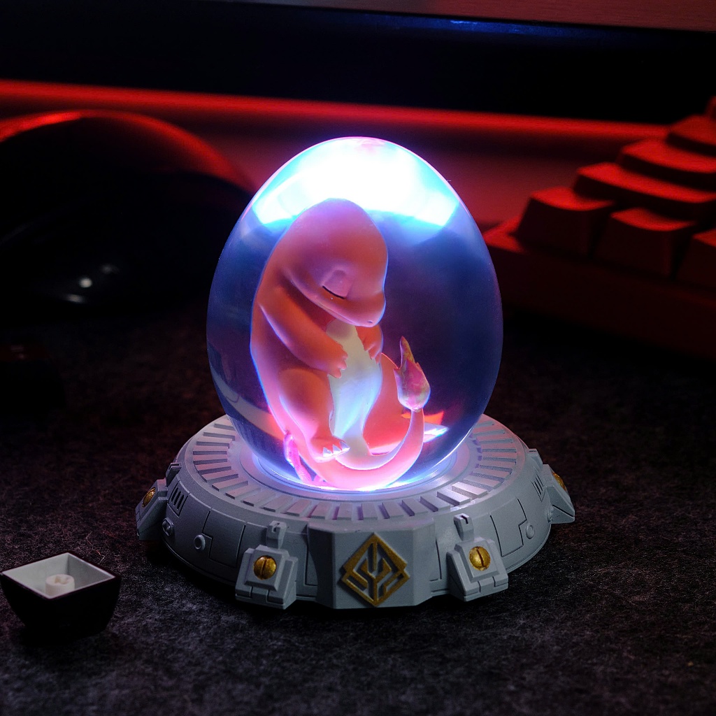Egg model LED light [Pokémon Charmander] - Epoxy Resin - 3D Resin ...
