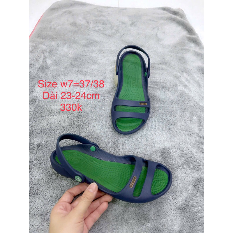 Genuine 2-hand crocs women's sandals, size w7=37/38 | Shopee Philippines