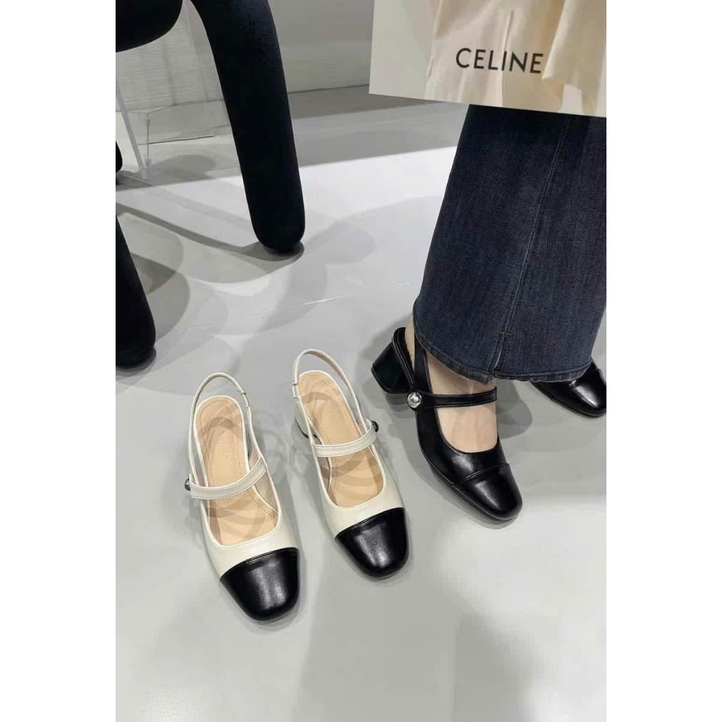 Women's closed-toe square heel high heels 5cm V966-18 fulbox - HACHI ...