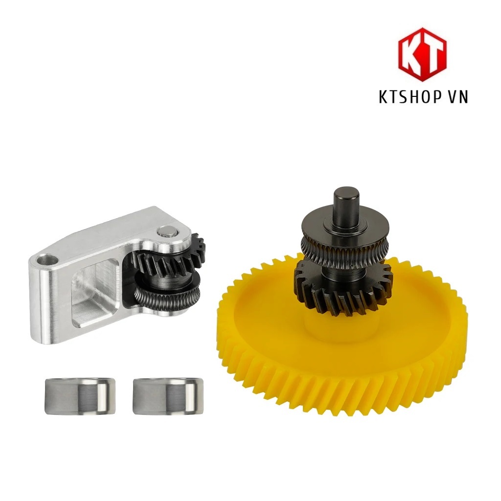 Replacement and Upgrade Hard Steel Extrusion Gear Set for Bambu Labs ...