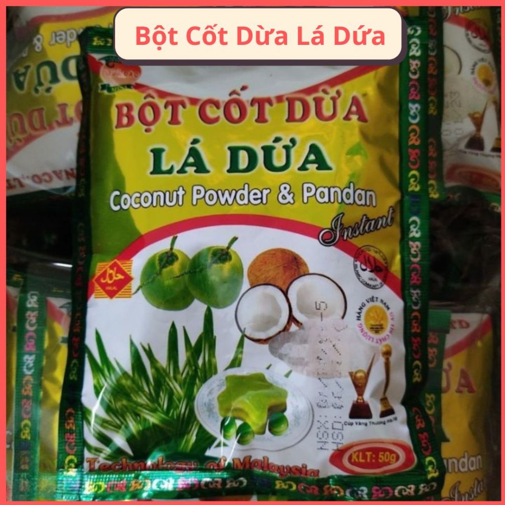 Pandan Coconut Powder 50g - Natural Flavor for Perfect DeliciousPiece ...