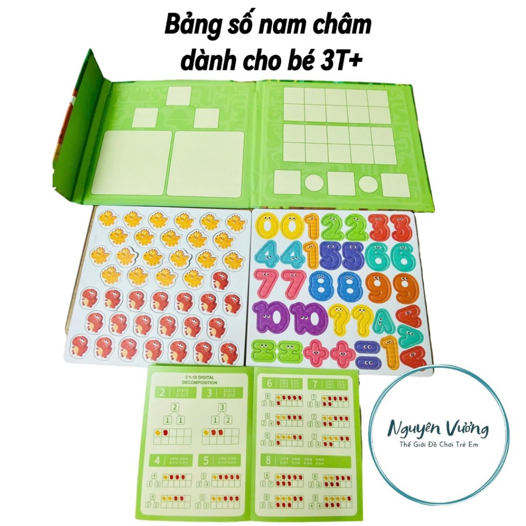 Magnetic Number Board for Children from 3 Years Old - Helps Children ...