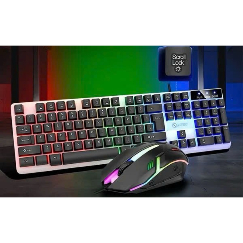 Gaming office led keyboard and mouse set | Shopee Philippines