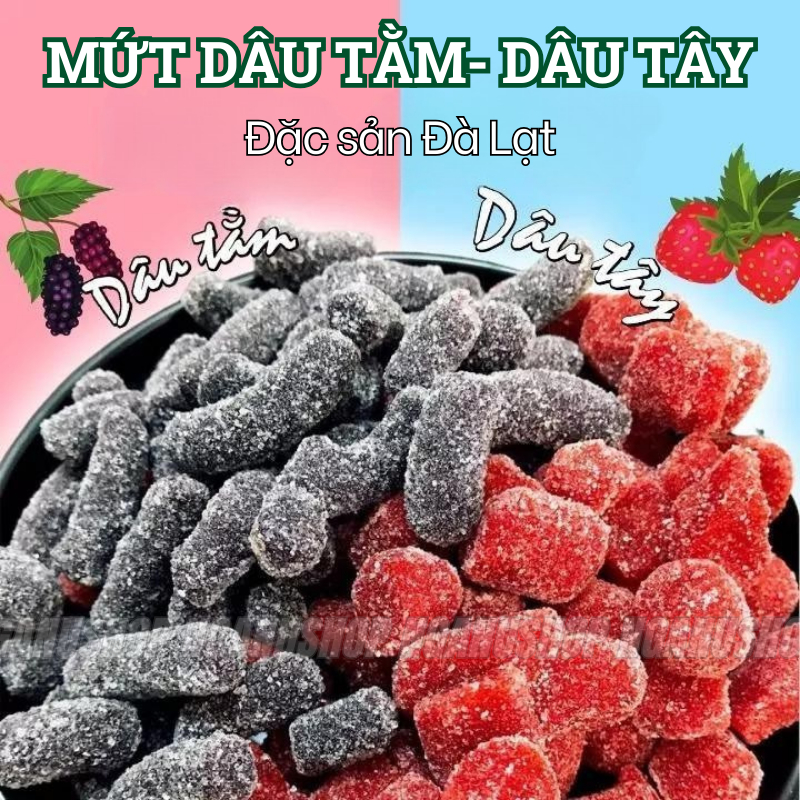 500G Mix Mulberry Jam Strawberry Tamarind Spicy Da Lat Specialty Sweet ...