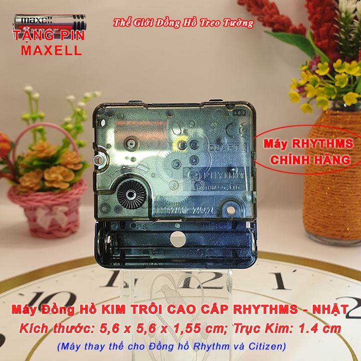 Genuine Japanese RHYTHM Drifting Needle Watch Movement – Maxell Battery ...