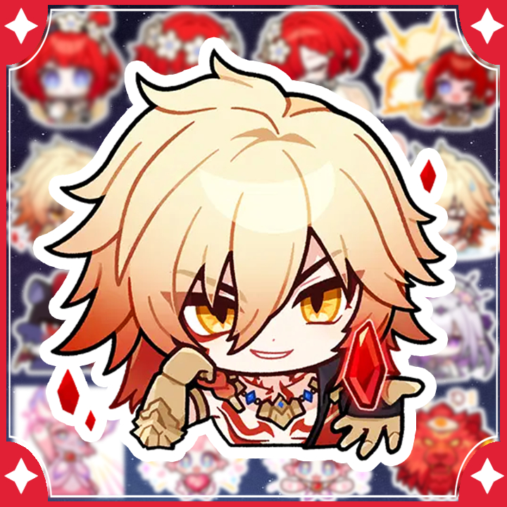[Honkai Star Rail] Sticker Tribbie, Mydei, Castorice and Phainon (16 ...