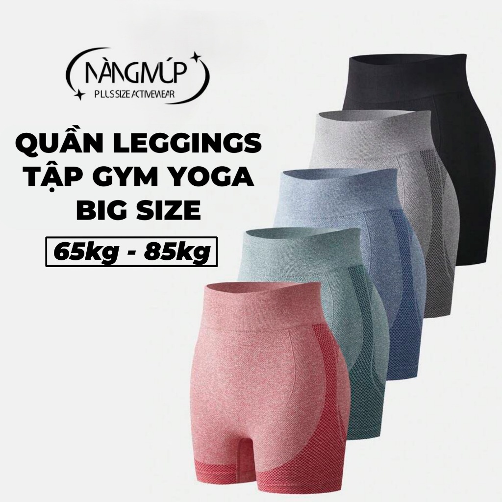 Big size butt lift sports shorts Nang Mup leggings gym yoga aerobics with big size butt elastic ...