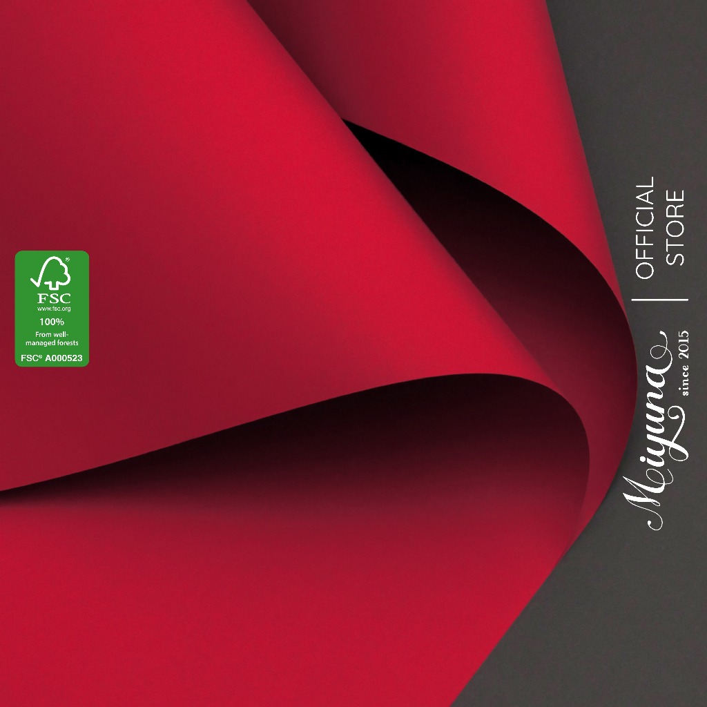4 Sheets of Wax Velvet Paper A4 A3 A2 MIYUNA 240gsm 300gsm - red velvet ...