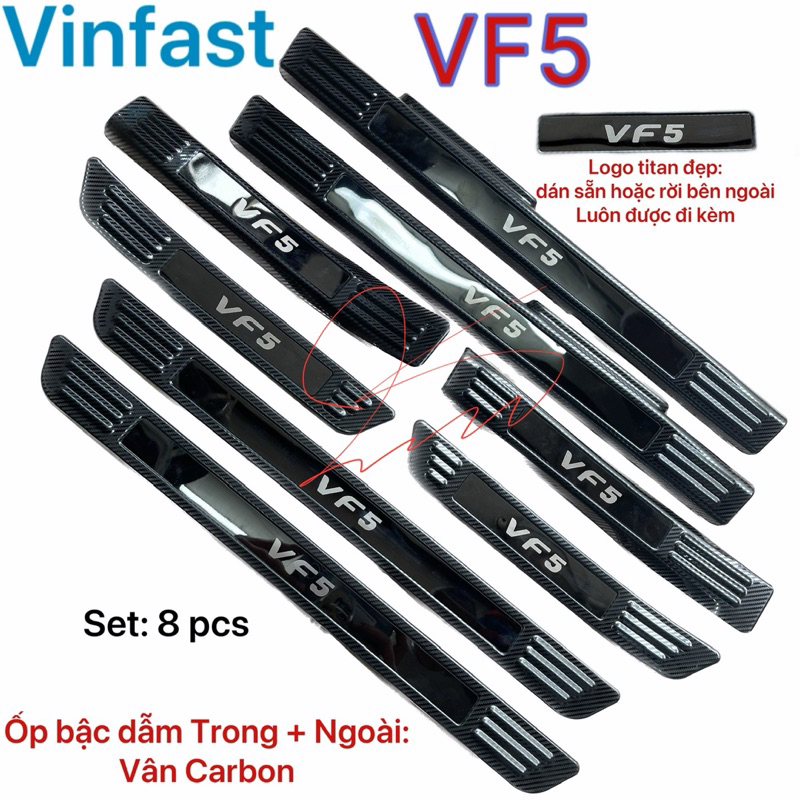 Vinfast VF5 Interior and Exterior Door Step Covers with High Quality ...
