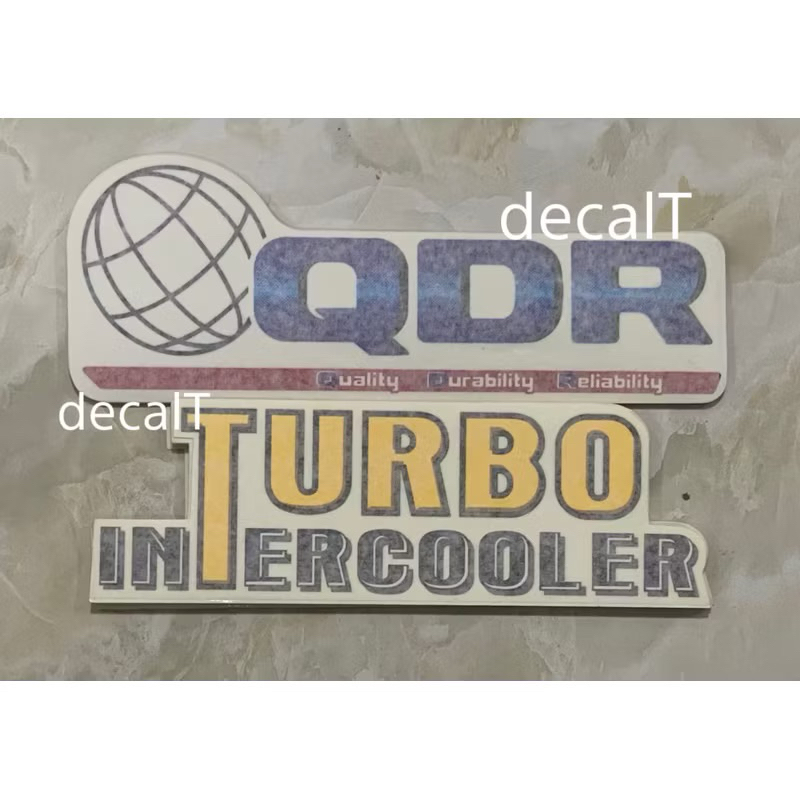 QDR Turbo Intercooler Hino Truck Sticker. QDR Turbo Intercooler Hino ...