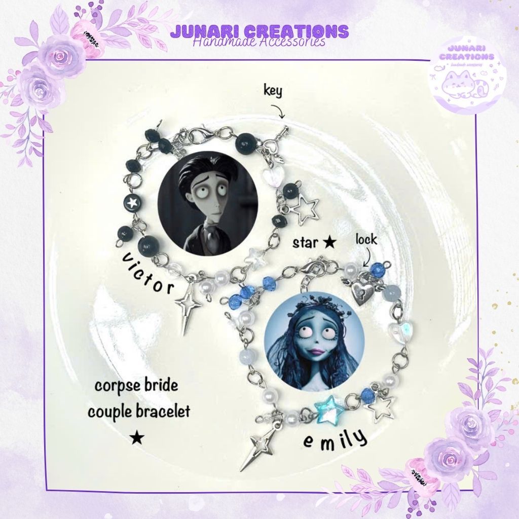 Victory Emily Couple Bracelet, Corpse Bride - Couple Bracelet Junari ...