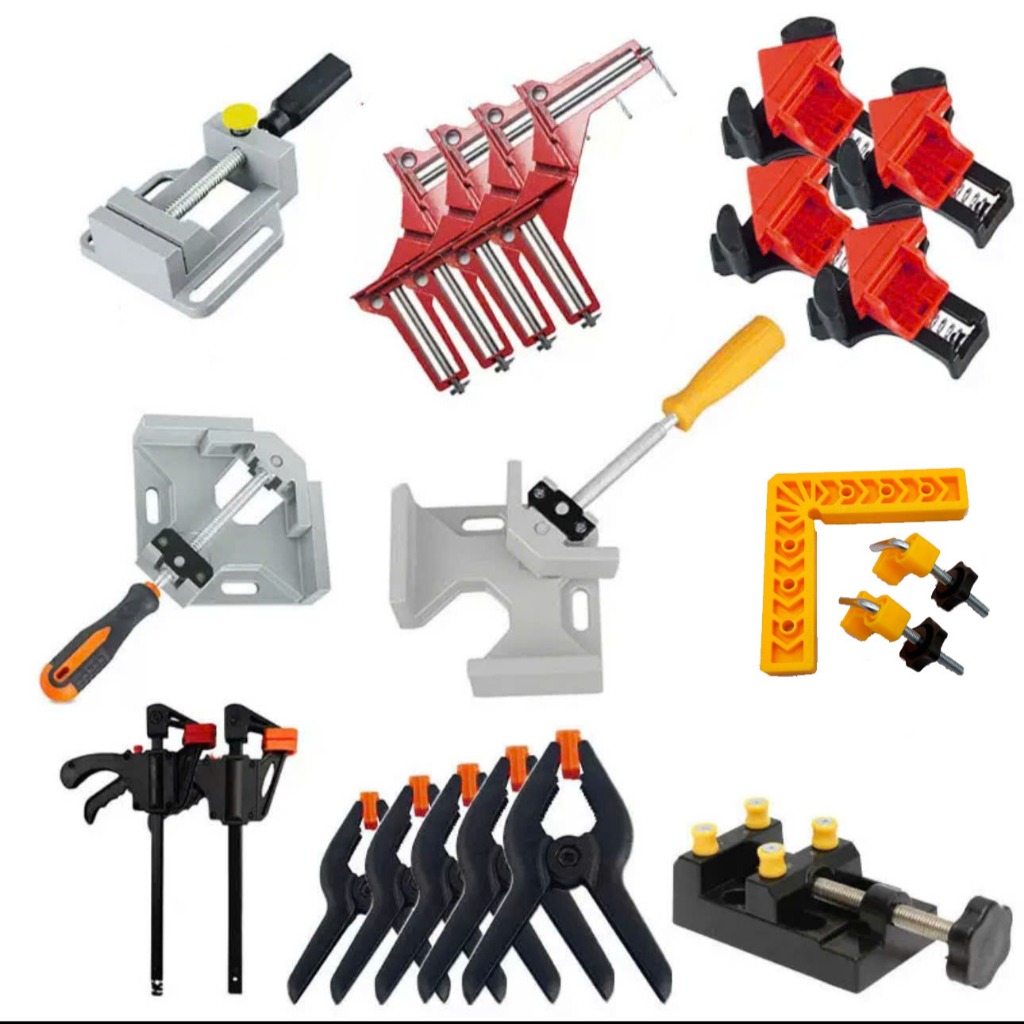 Quick right angle clamp, angle vise with handle, 90 degree clamp, Wood ...