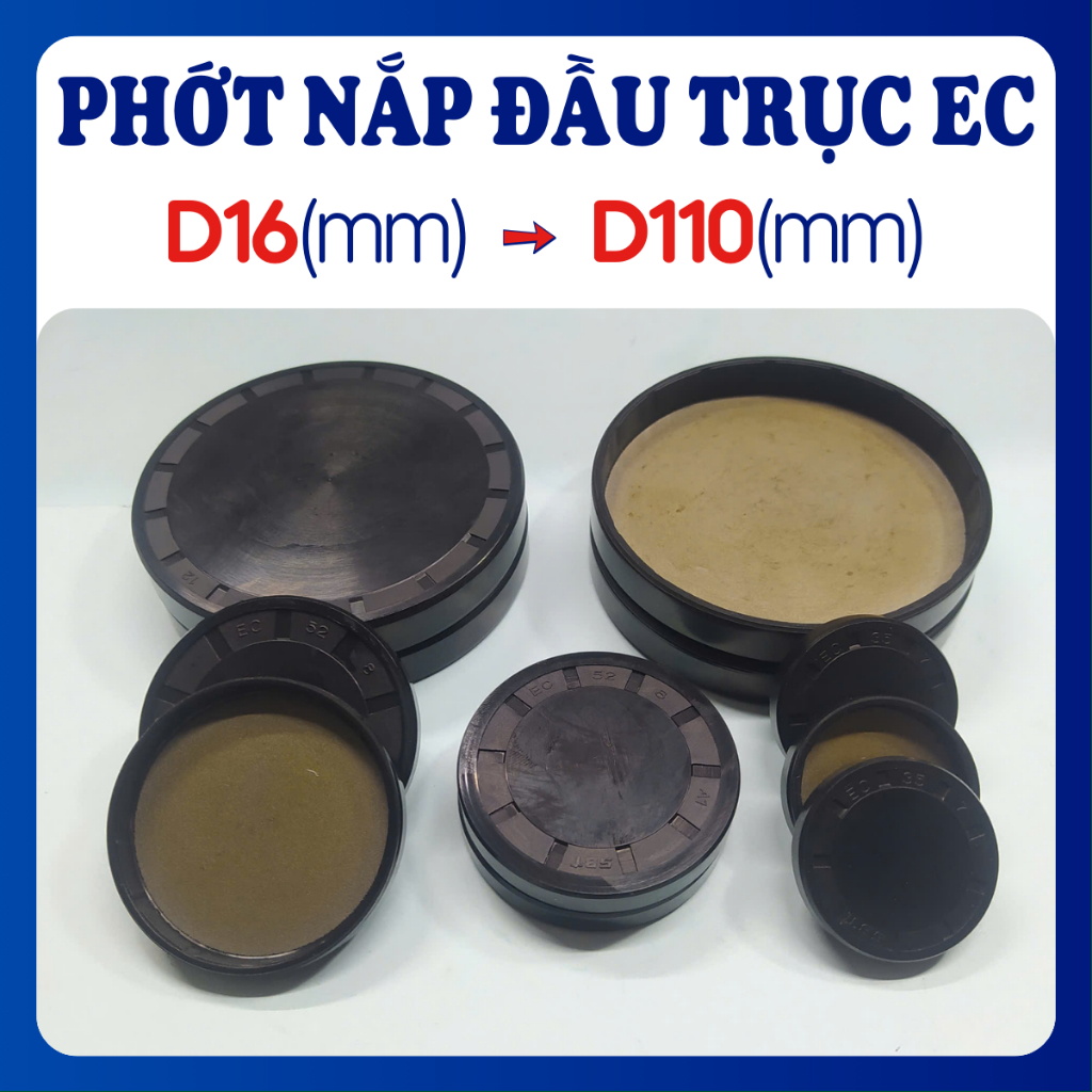 Shaft End cap seal diameter from 16mm to 100mm (End cap - 01 piece/pack ...
