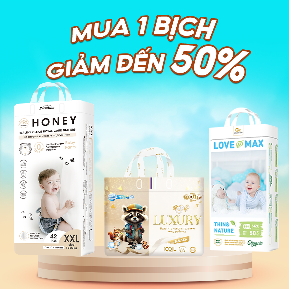 [1 PACK] Genuine Love Max, Momo Honey, Momo Luxury Diapers, Limits Baby ...