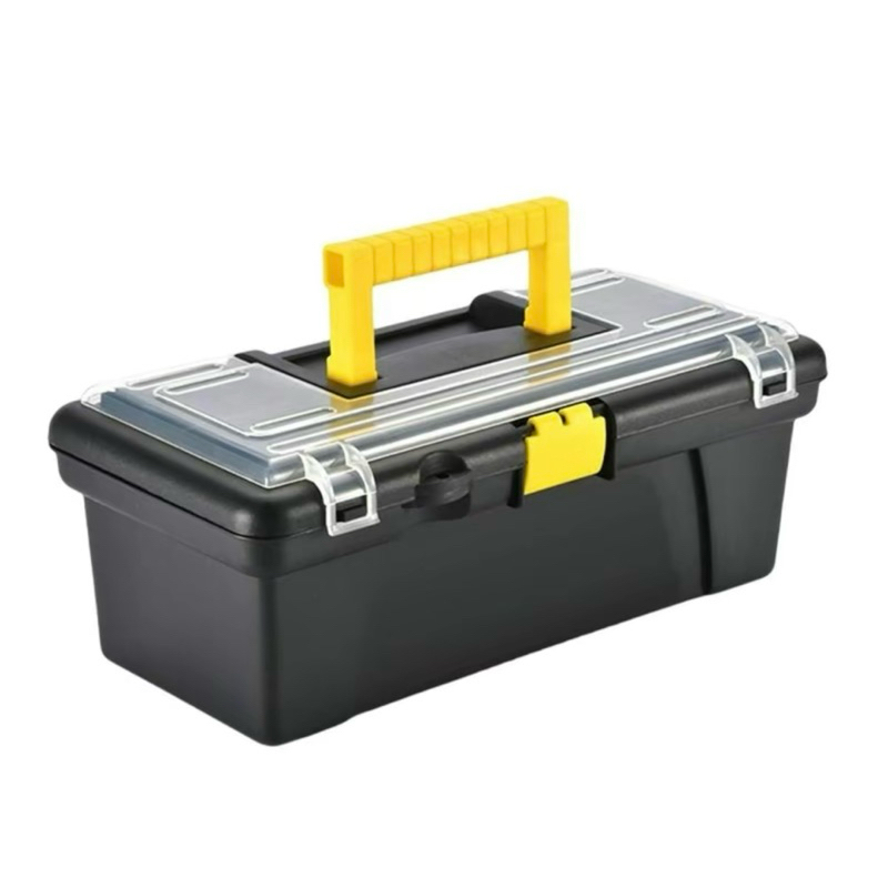Mini tool box, clear lid plastic tool box, black plastic tool box with ...