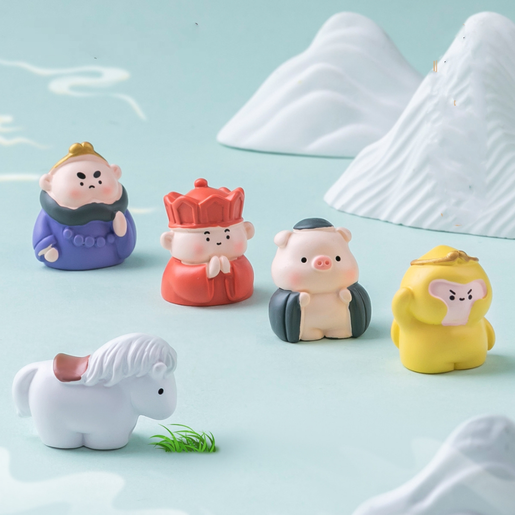Journey to the West model Sun Wukong flying cute and chubby scale to ...