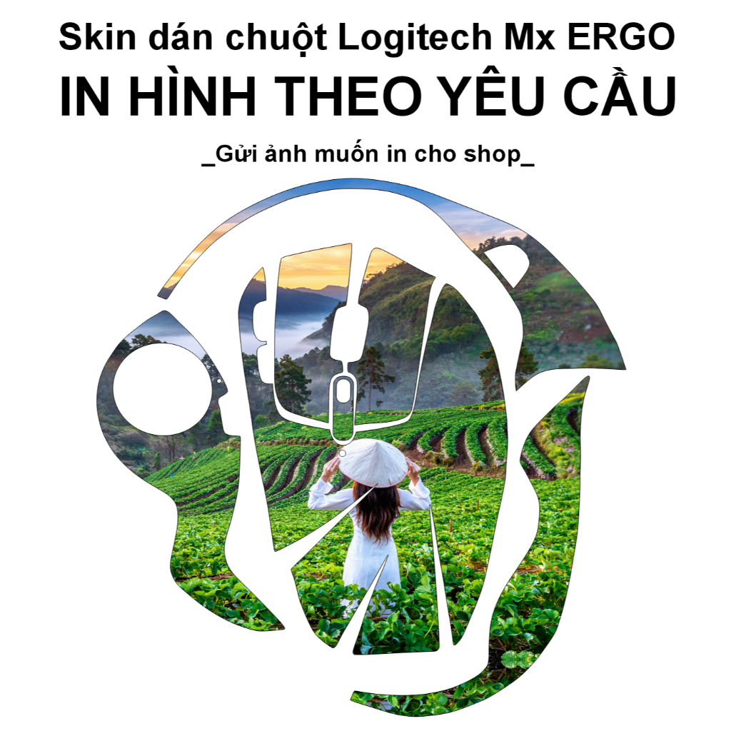 Logitech Mx ERGO mouse sticker Skin printed on request | Film 3M ...