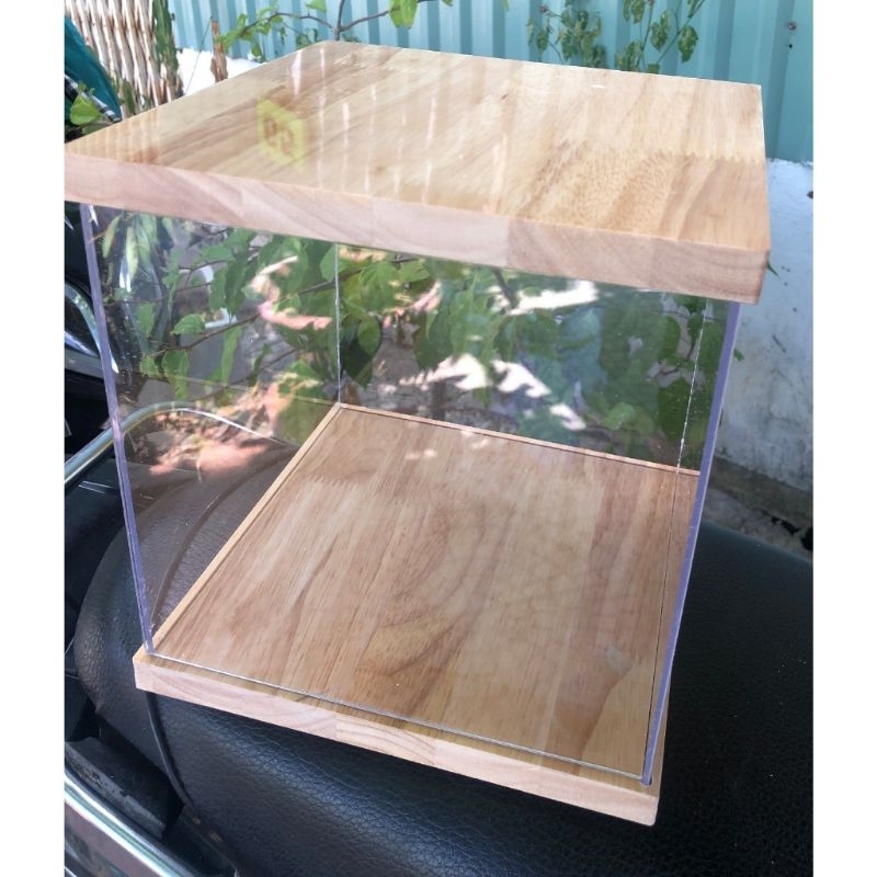 Transparent Acrylic Mica Box with Open Door, Model Display | Shopee ...