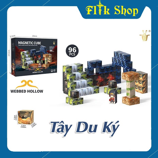 Complete set of 6-sided Minecraft Magnetic Blocks Adventure Journey to ...