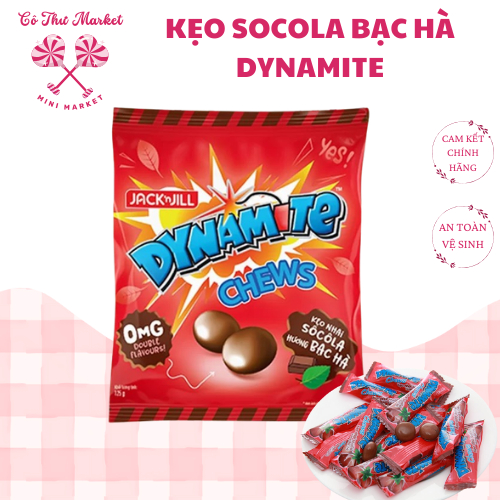 Dynamite Chew Chocolate Mint Flavor 125g Pack - LADY MARKET | Shopee ...