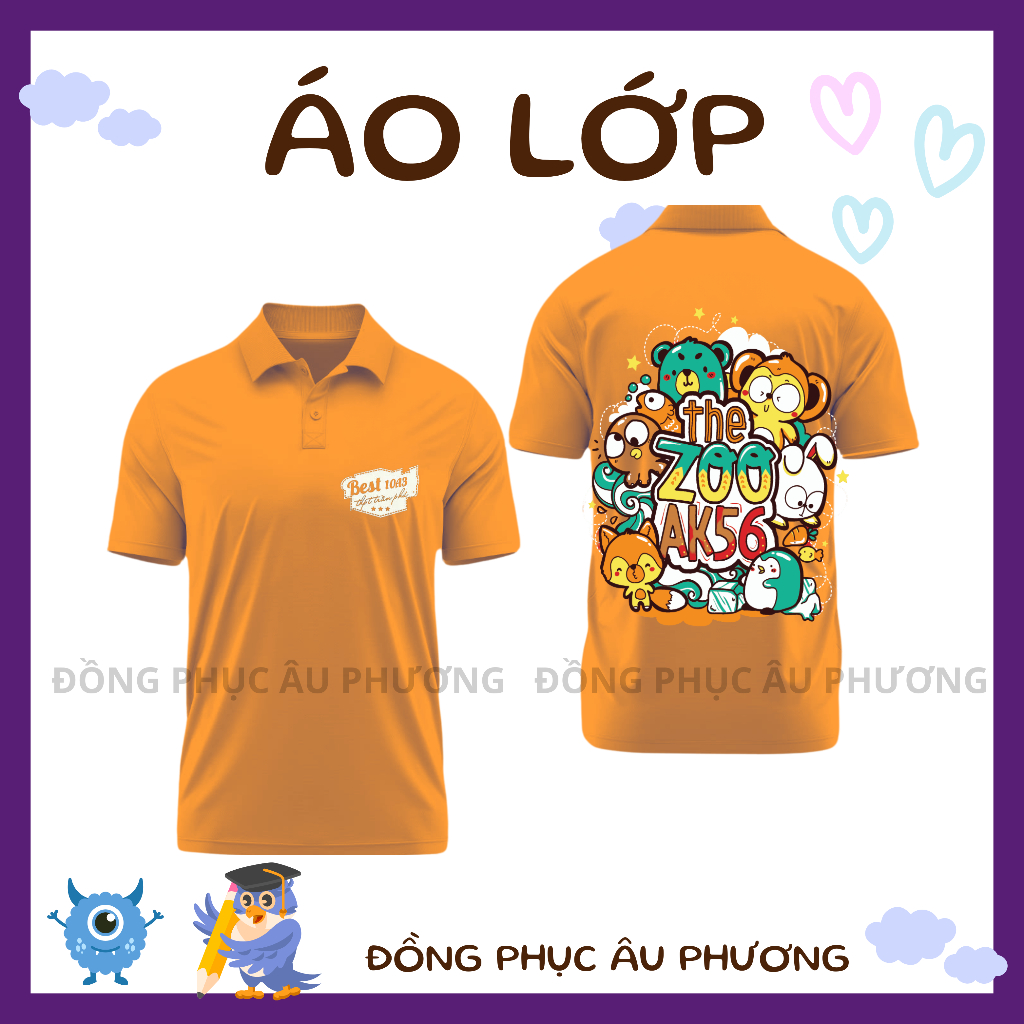 [PRINT T-SHIRT ON DEMAND] print Polo shirts for students in grades 1,2 ...
