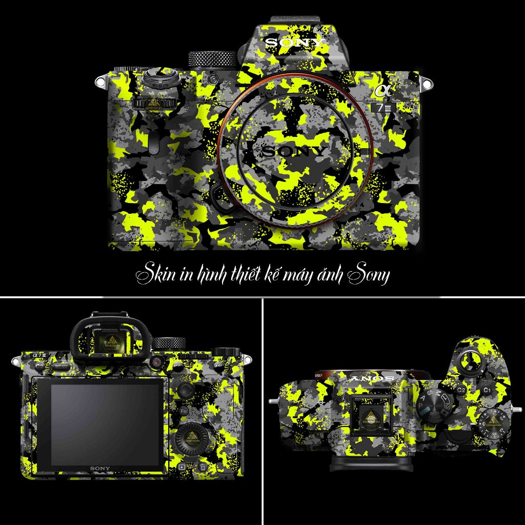 Sony A7/A72/A7R3/A7R4/A7R5/A1/A9 3M Skin Sticker | Detailed CNC Cutting ...