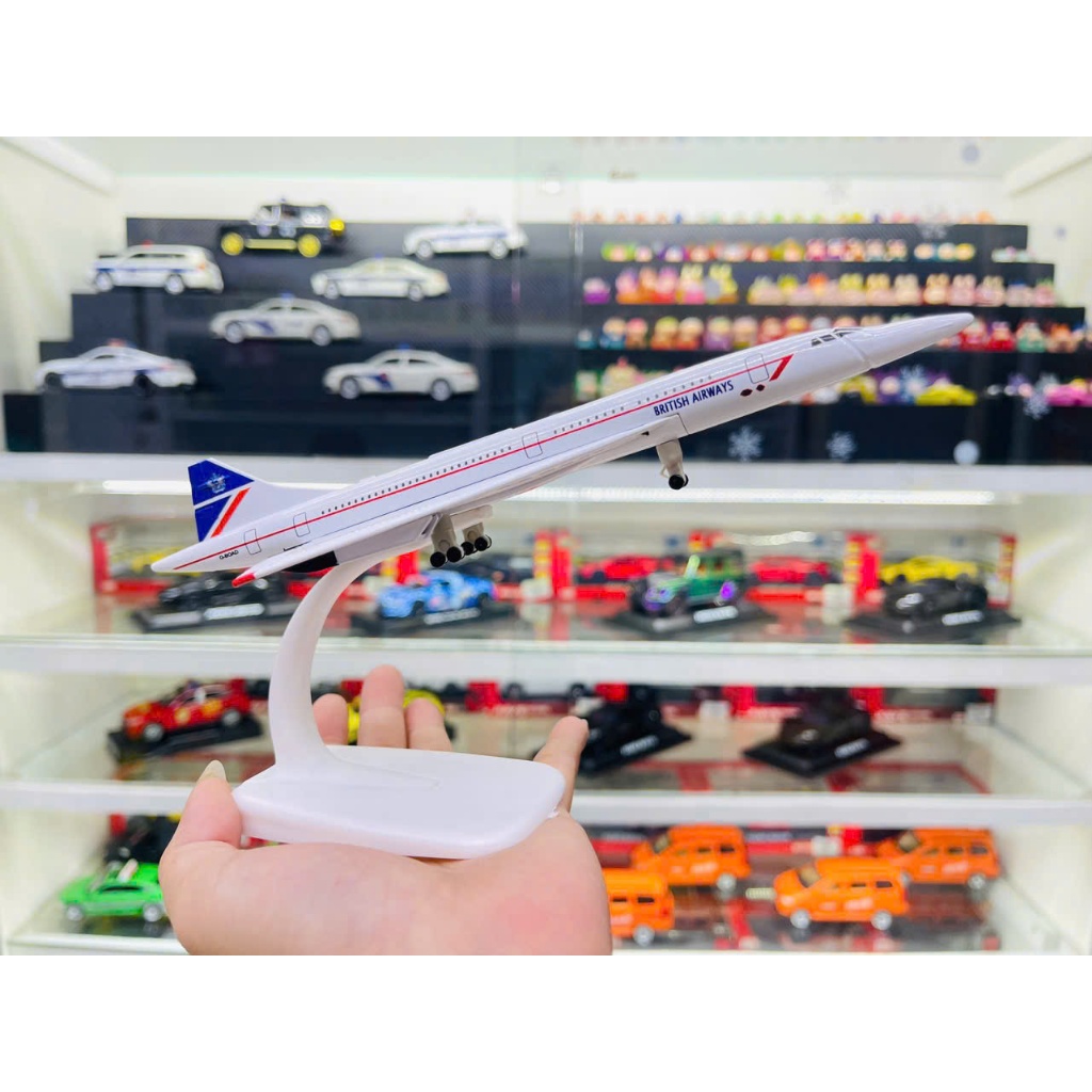 Concorde Singarpore jet model with wheels size 20cm MB20134 | Shopee ...