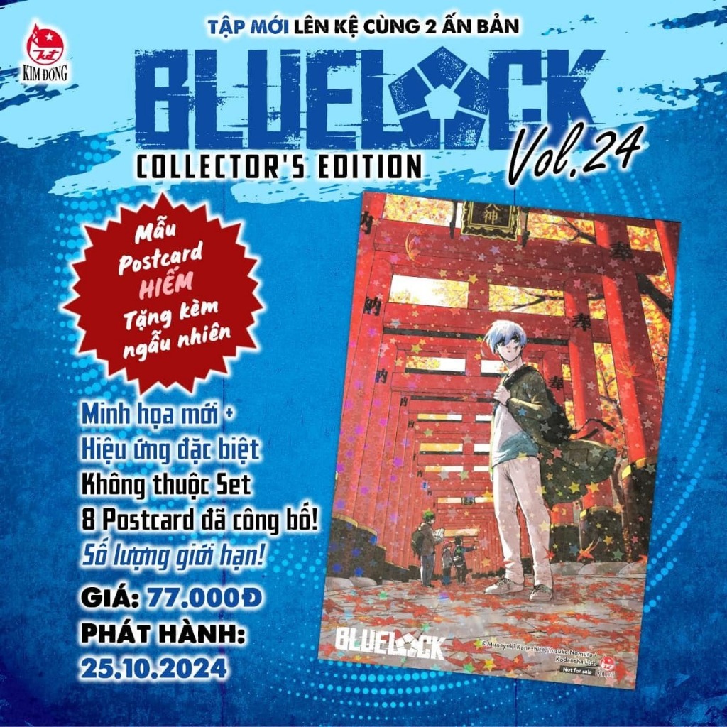 Comics - bluelock blue lock Volume 24 First Print Full sealed Full gift ...