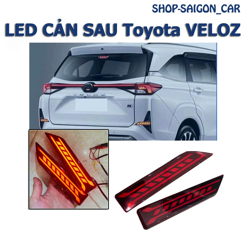 LED Rear Fog Lights, Light Panels for Toyota VELOZ 2021 2022 2023 2025 ...