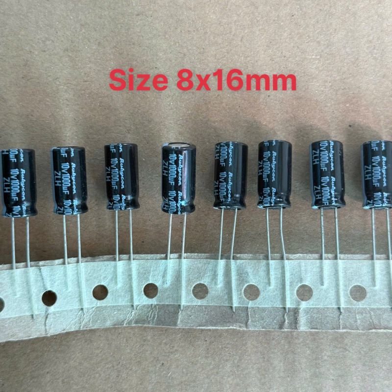 Capacitor 10V 1000uf Made in Japan, brand new, genuine Rubycon(5pcs ...