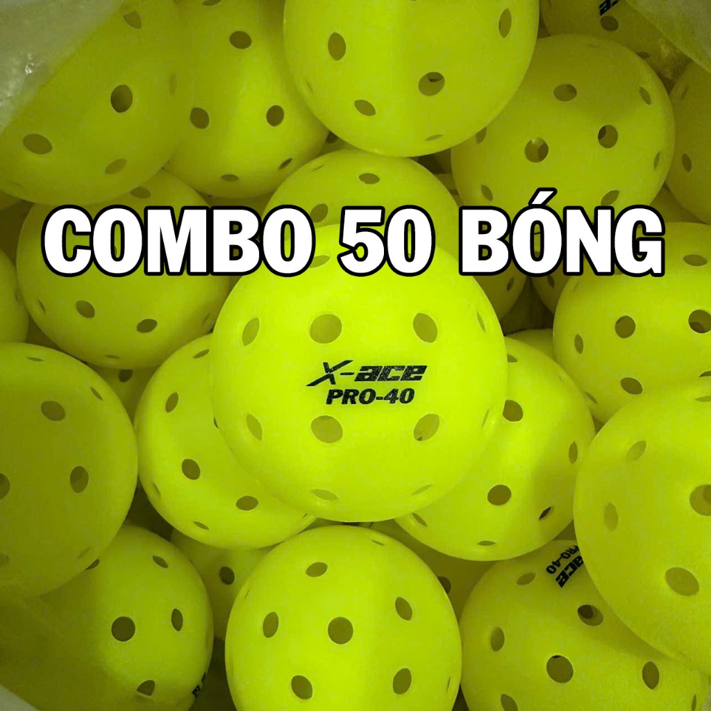 [FIRE] Combo of 50 X-Ace Competition Pickleball Balls 40 Holes, USAPA ...