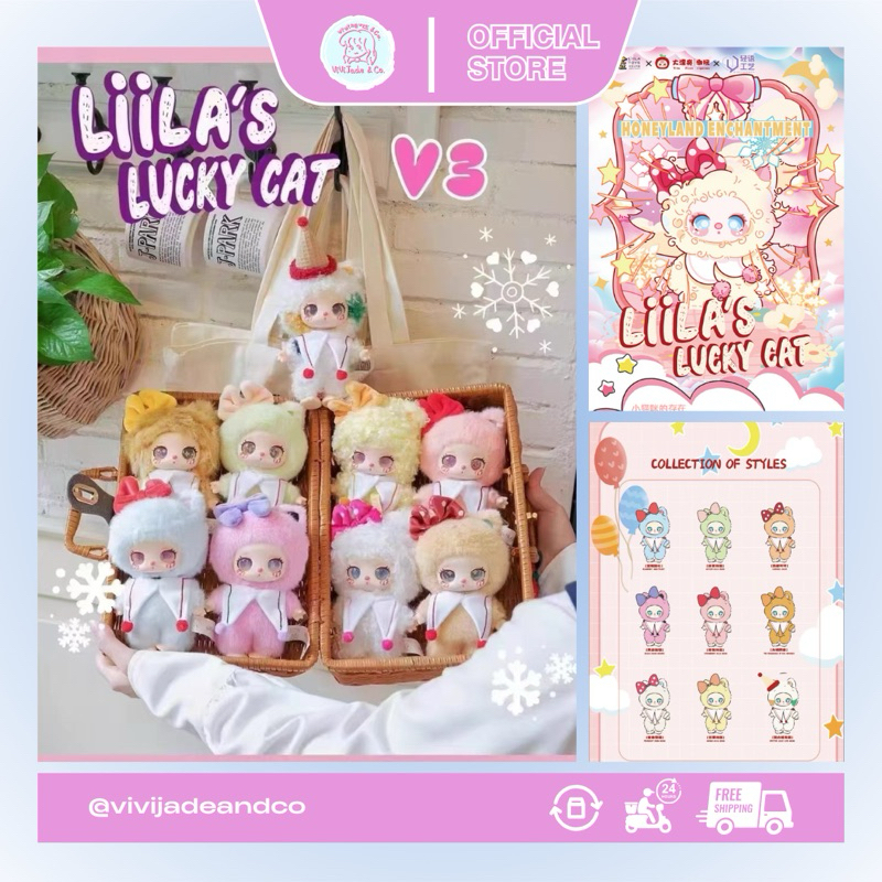 Liila’s Lucky Cat V3 - Lucky Cat Liila blind box teddy bear | Shopee ...