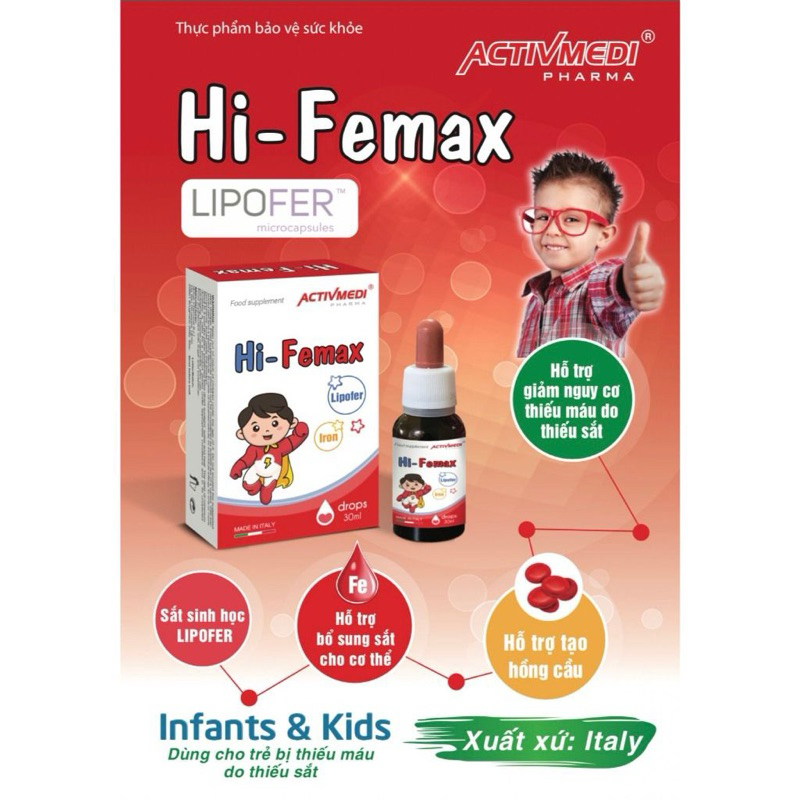 Hi-femax iron supplement increases the body's hematopoiesis, helps ...