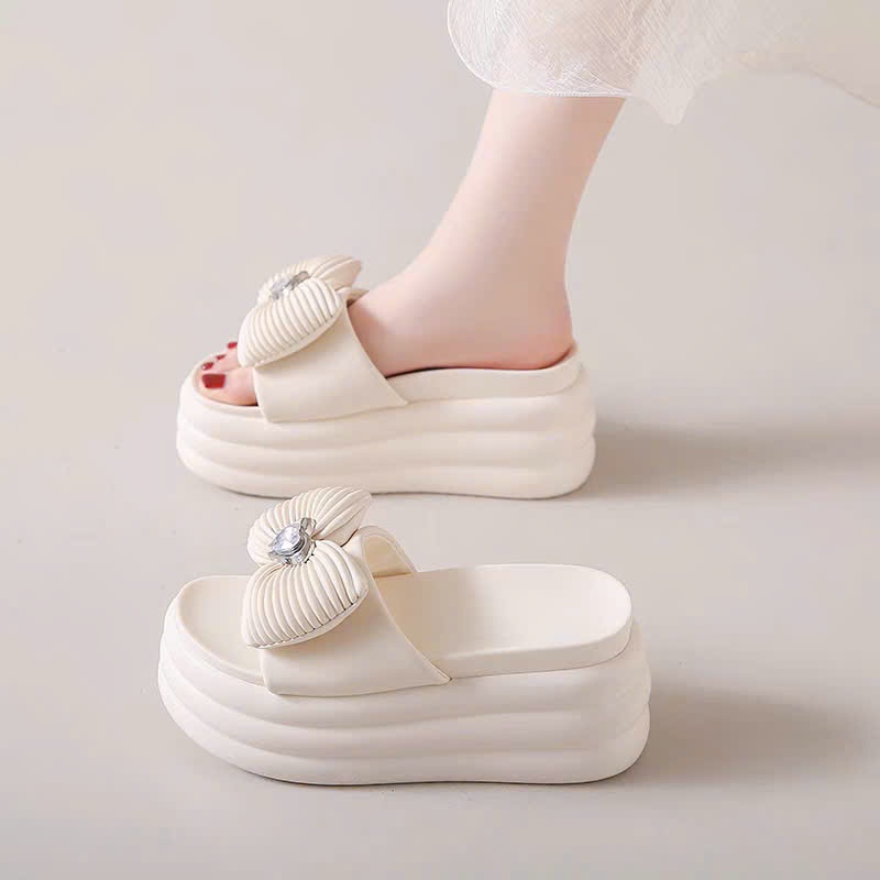 [HIGH QUALITY PRODUCTS] LUXURY 7CM HEART-SANDAL BM SLIPPERS | Shopee ...