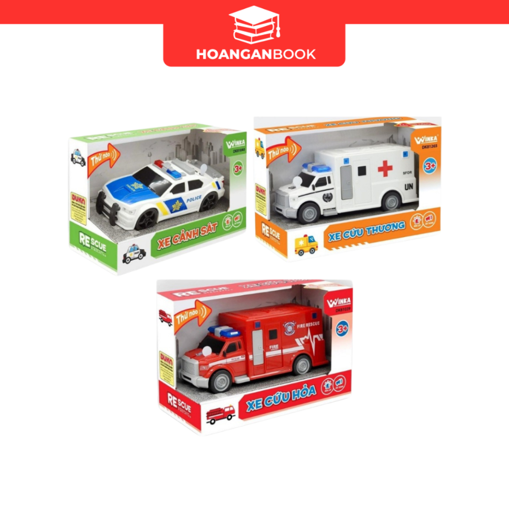 Duka Toys: Fire Truck - Ambulance - Police Car | Shopee Philippines