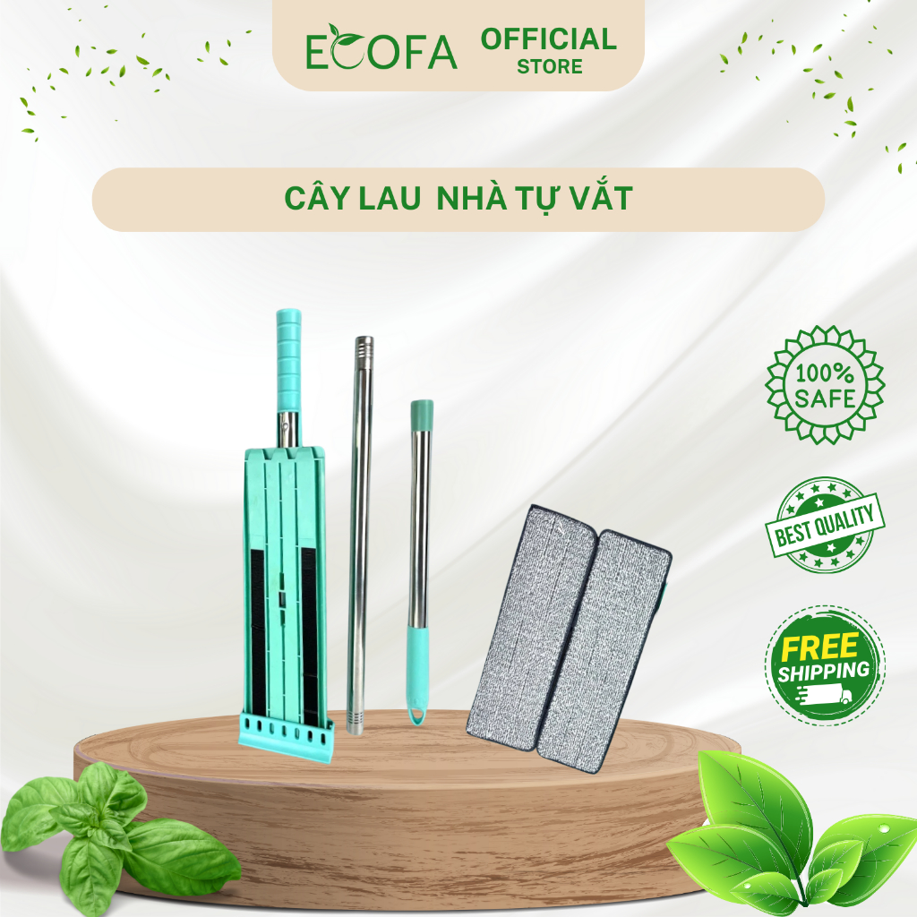 High-quality Vinh Nam self-wringing mop, smart self-wringing mop with 2 ...