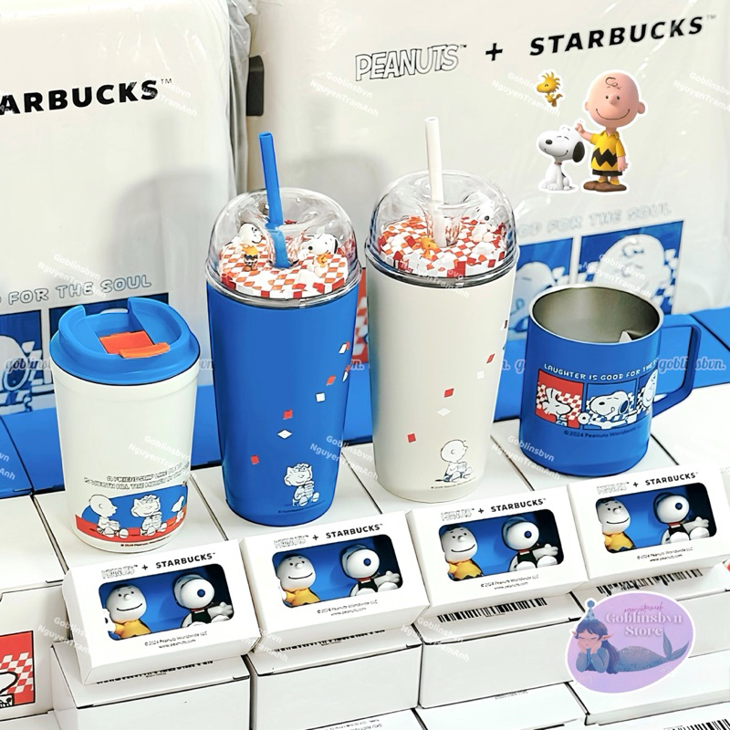 [Limited Stock] STARBUCKS CUTE SNOOPY PEANUTS HEAT BOTTLE COLLECTION ...
