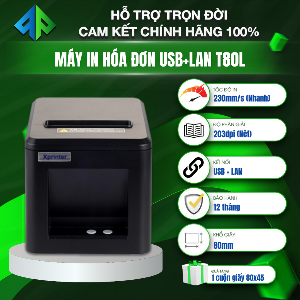 Cashier receipt printer k80, k58 for use with sales software | Shopee ...