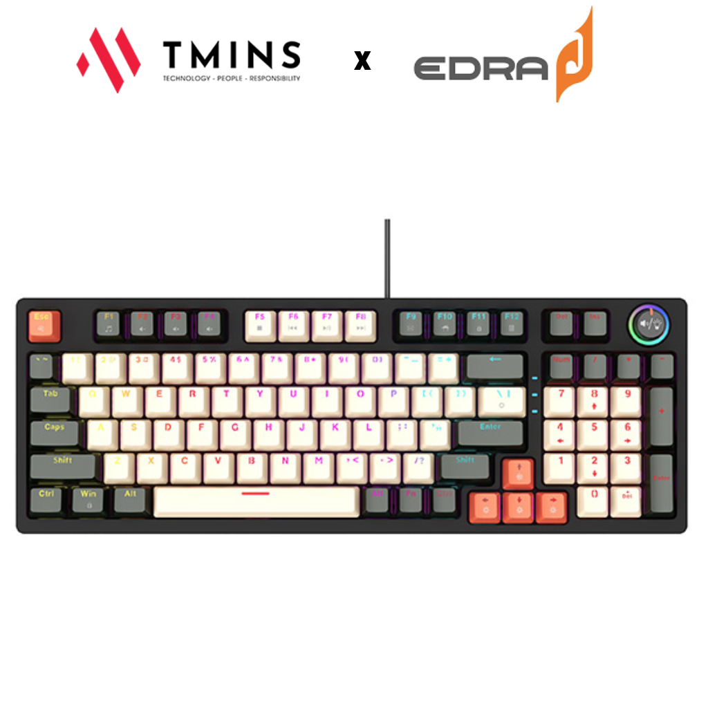 EDRA EK398 RGB mechanical gaming keyboard - Genuine product | Shopee ...