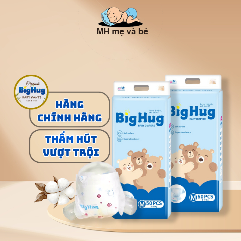 BIG HUG DIAPERS: Combo of 100 Big Hug Diapers (Including 2 packs). 2mm ...