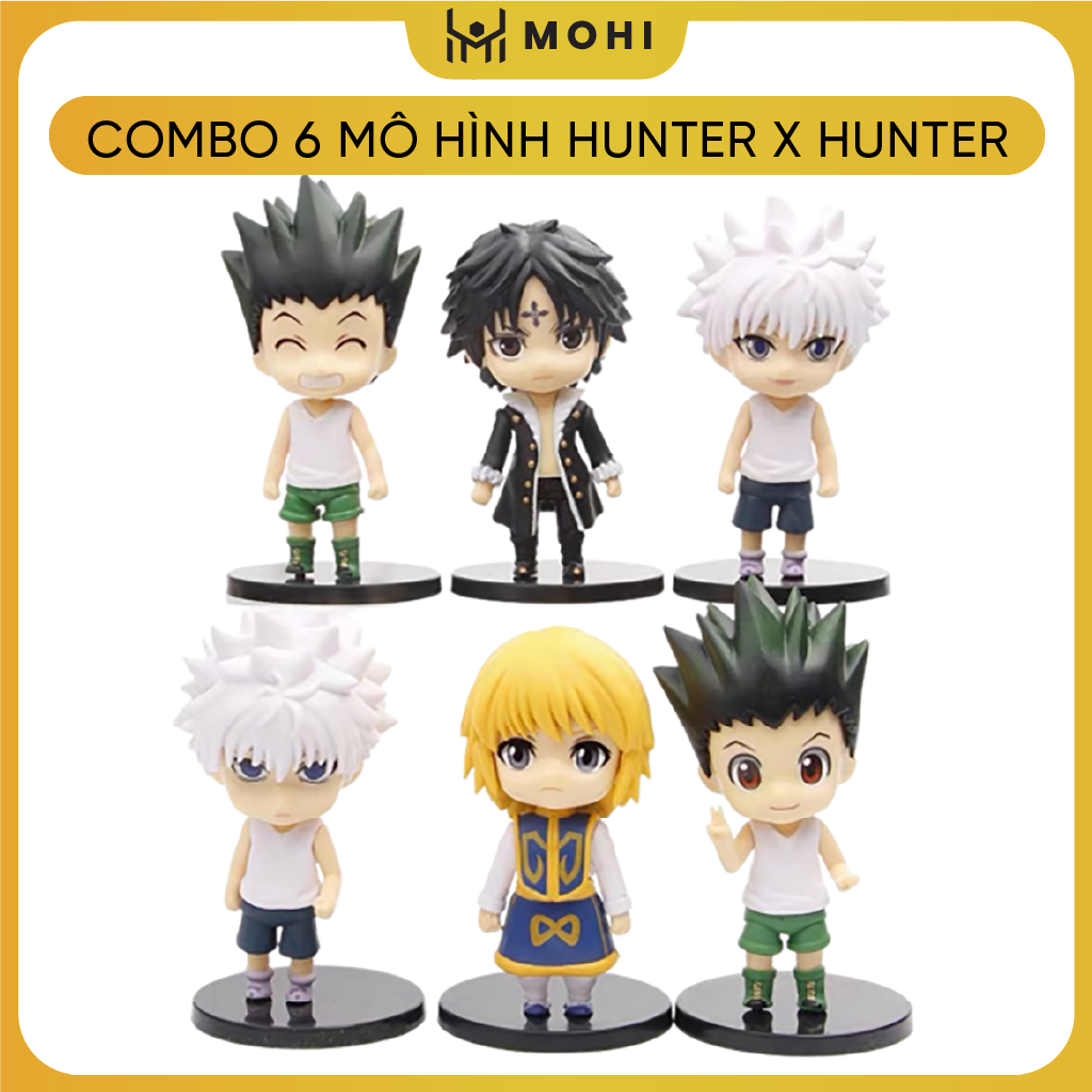 Combo set of 6 characters Chrollo Lucilfer, Gon Freecss, Kurapika ...