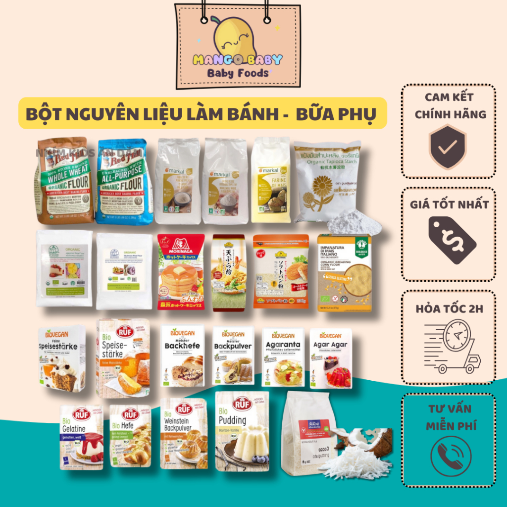 Organic Ingredients Powder for Baking and Snacks (Wheat Flour ...