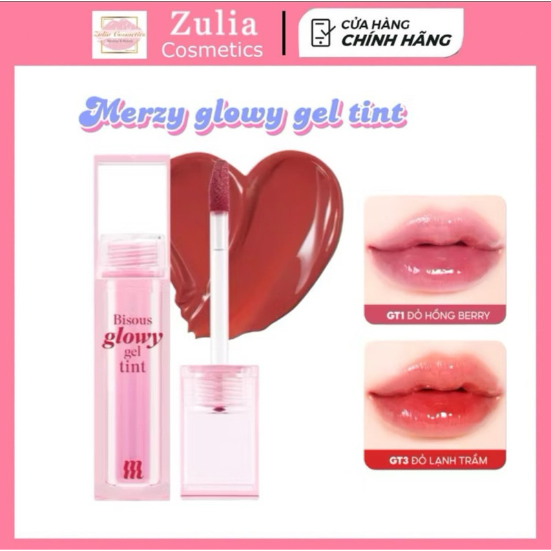 [MERZY] Merzy Bisous Glowy Gel Tint Plump, Long Lasting Crystal Lip ...