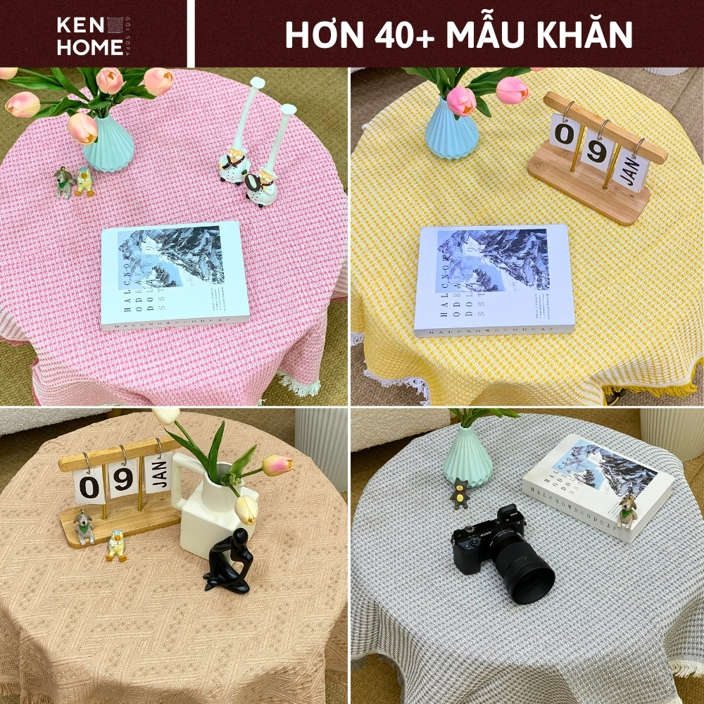 Basic Plain Tablecloth, Multi-Colored Table Mat for Decorating Desks ...