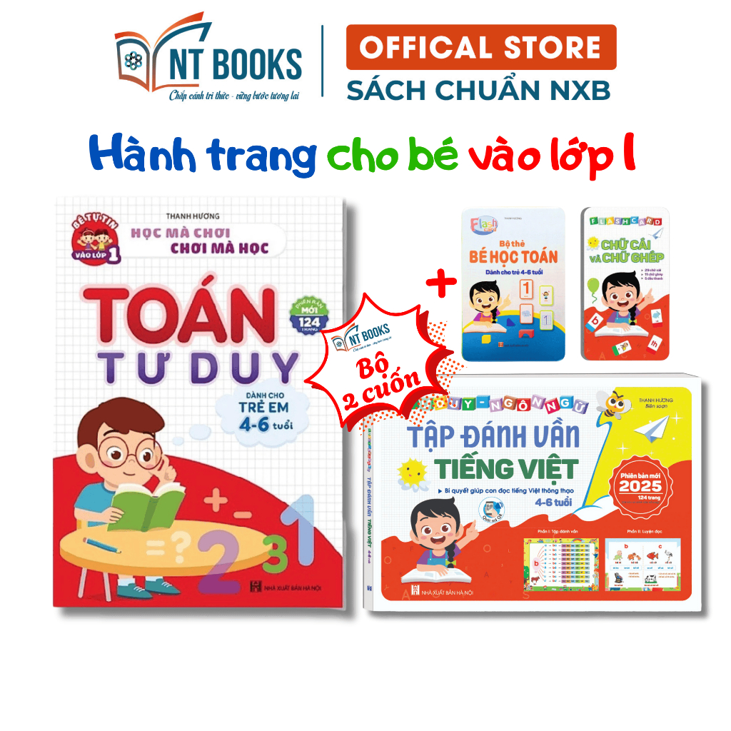 Vietnamese Spelling Book 2022 and Math Thinking for Children to ...