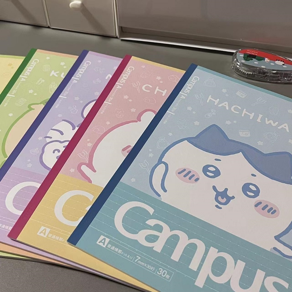 Chiikawa Japanese Cartoon Diary, B5 Thick Lines, Student Notebook ...