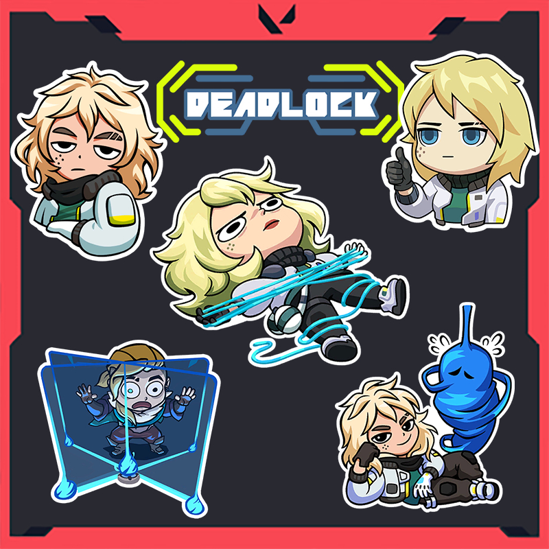 Valorant Stickers - Agent Deadlock Stickers (set of 6) | Shopee Philippines